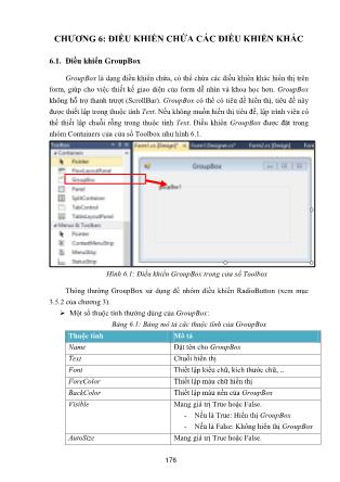 Giáo trình Lập trình Windows Forms với C#.NET (Phần 2)